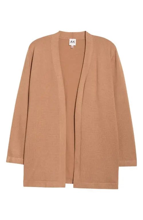 Anne Klein Chatham Open Front Cardigan - Vicuna