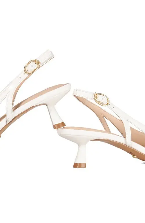 Dune London Cyan Slingback Pointed Toe Kitten Heel Pump