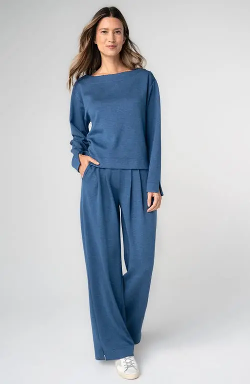 LIVERPOOL Long Sleeve Bateau Neck Top