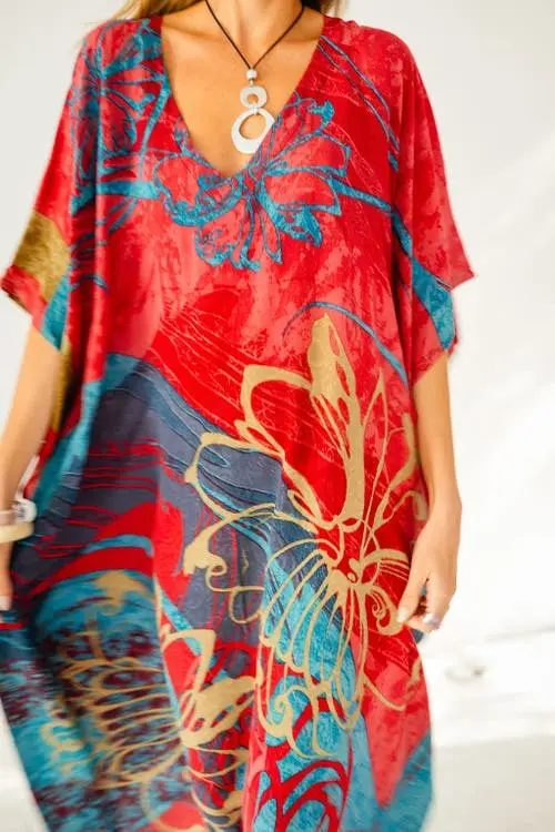 SUN CHILD Long Caftan Xandra