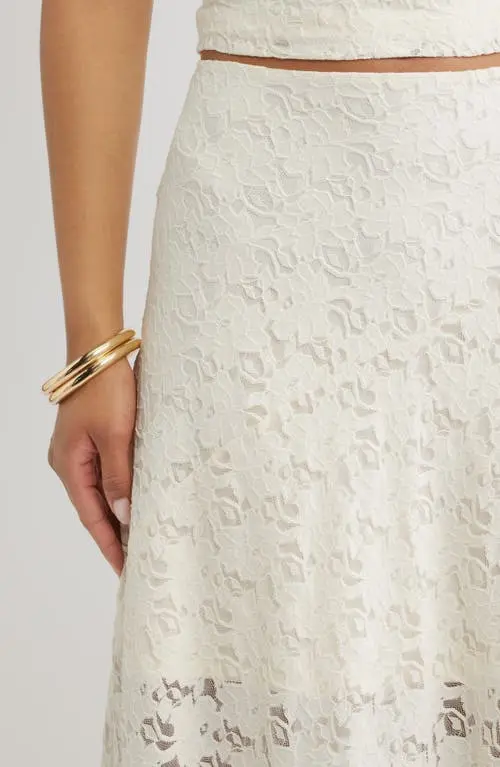 OPEN EDIT Lace Maxi Skirt - Ivory