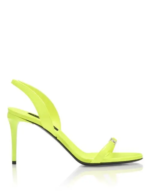 Philipp Plein High Heels Sandals Fluo Hexagon