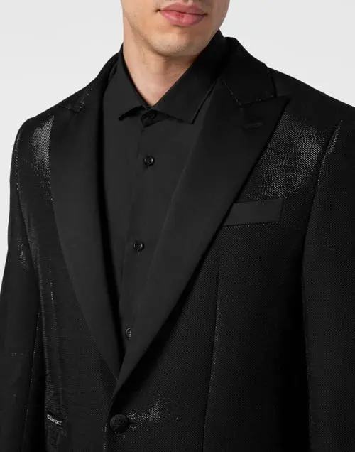 Philipp Plein Lurex Blazer Lord Fit Sartorial