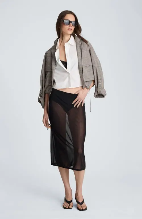 KENNETH COLE Mesh Midi Skirt