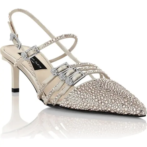 Philipp Plein Multi-strap Mid-heel Slingbacks 5 Mix Strass