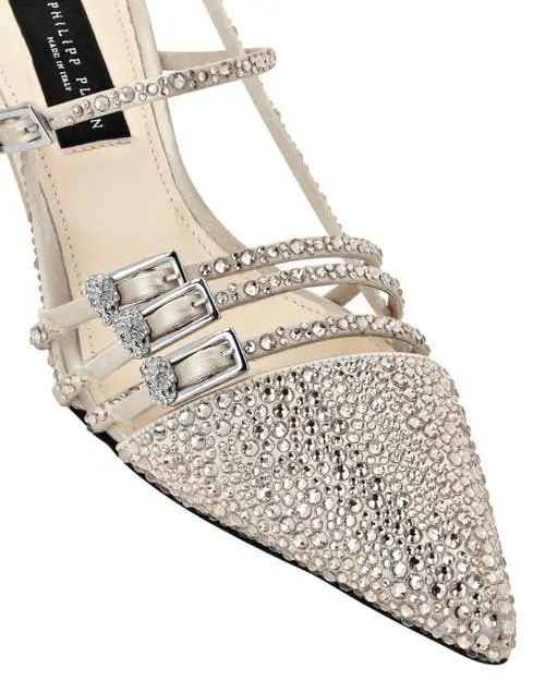 Philipp Plein Multi-strap Mid-heel Slingbacks 5 Mix Strass