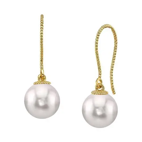 THE PEARL SOURCE White Akoya Pearl Cindy Earrings