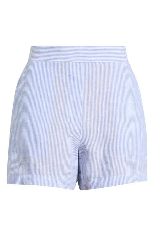 Frank & Eileen Mae Striped Linen Shorts