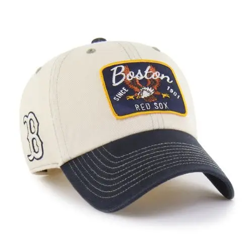 '47 Navy Boston Red Sox Keepsake Collection Clean Up Adjustable Hat - Natural