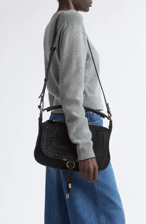 Chloé Marcie Suede Shoulder Bag