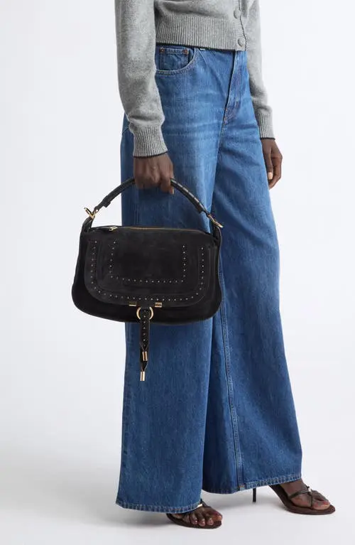 Chloé Marcie Suede Shoulder Bag
