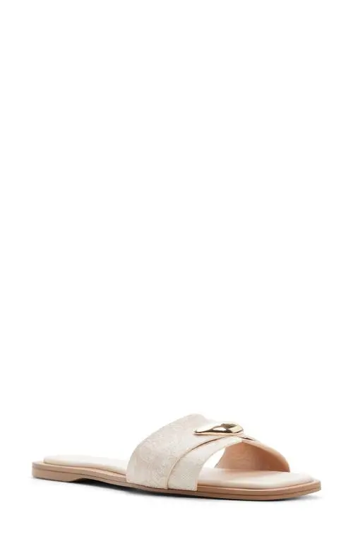 Aldo Briela Slide Sandal With Square Toe - Open Pink