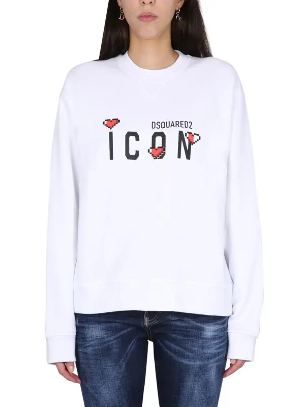 Dsquared2 Icon Game Lover Sweatshirt - White