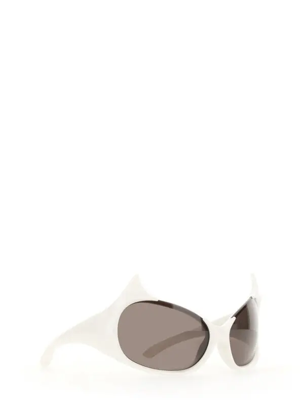 Balenciaga Gotham Cat Eye Sunglasses - White