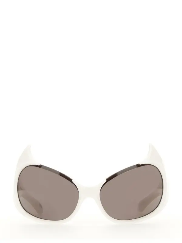 Balenciaga Gotham Cat Eye Sunglasses - White