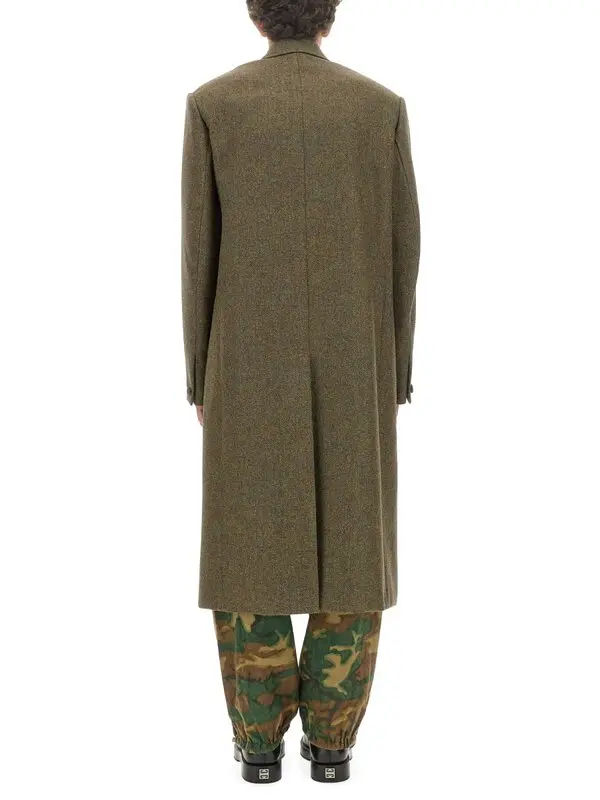 Givenchy Oversize Double Breasted Wool Coat