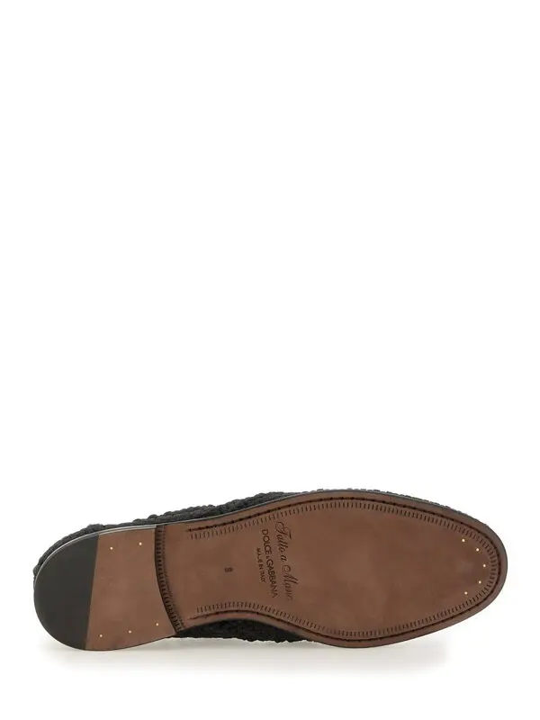 Dolce & Gabbana Woven Derby Shoes
