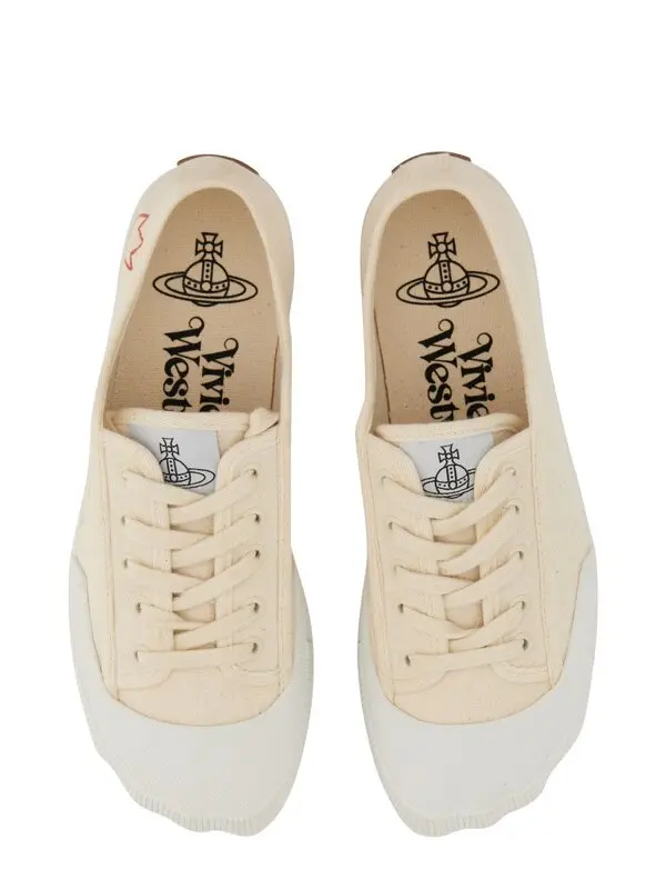 VIVIENNE WESTWOOD Animal Gym Sneakers - Cream