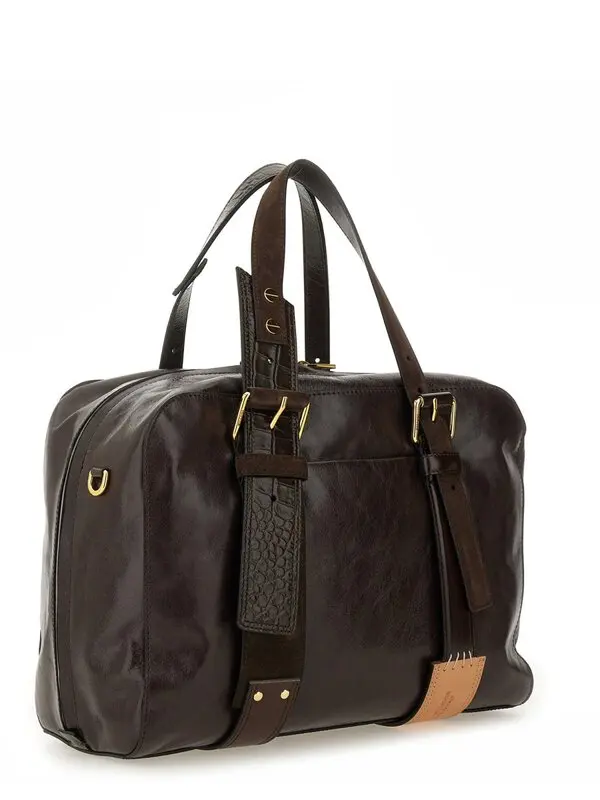Moschino Leather Handheld Bag