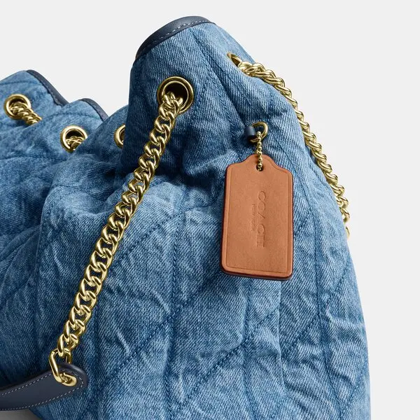 COACH OUTLET Evelyn Shoulder Bag In Regenerative Cotton With Quilting