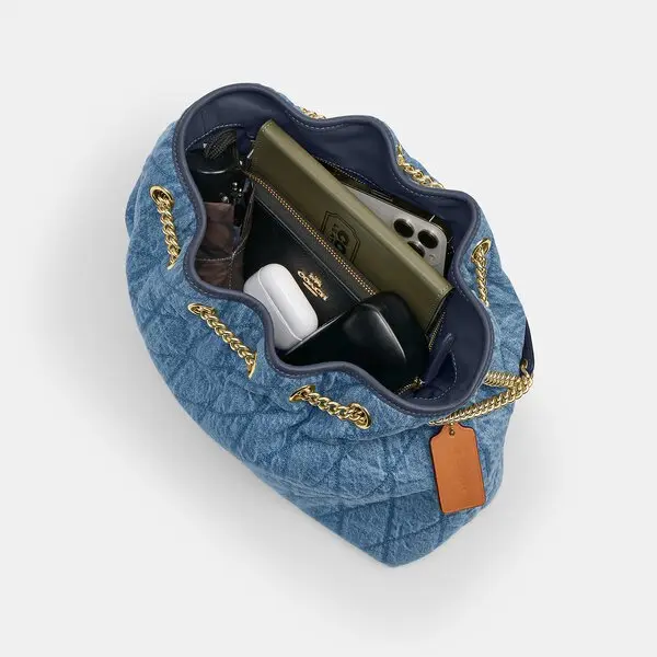 COACH OUTLET Evelyn Shoulder Bag In Regenerative Cotton With Quilting