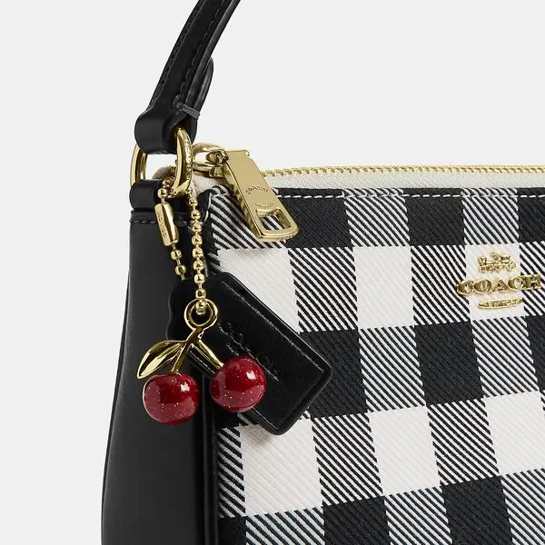COACH OUTLET Nolita 19 With Gingham Print And Charm