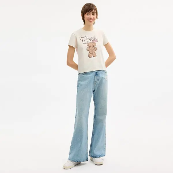 COACH OUTLET Teddy Stuffie T-shirt In Organic Cotton