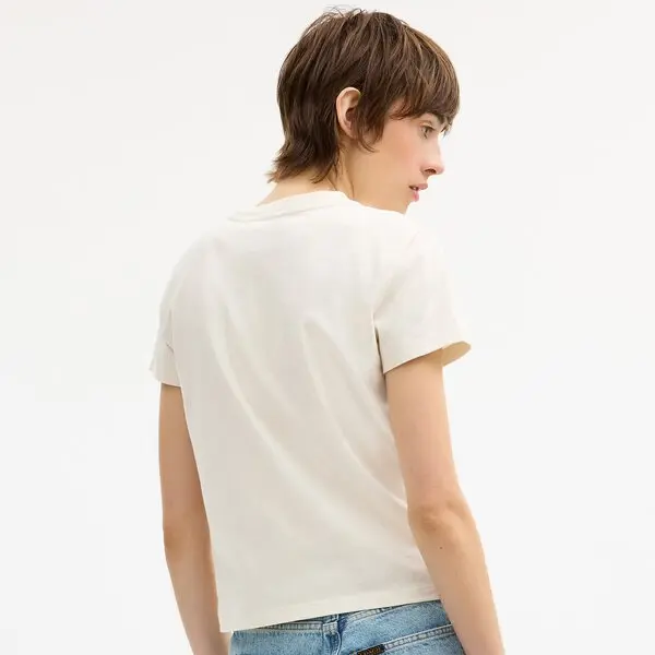 COACH OUTLET Teddy Stuffie T-shirt In Organic Cotton