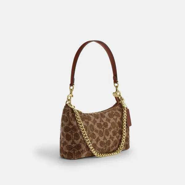 COACH OUTLET Coach Teri Shoulder Bag In Signature Beaded Satin