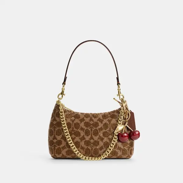 COACH OUTLET Coach Teri Shoulder Bag In Signature Beaded Satin