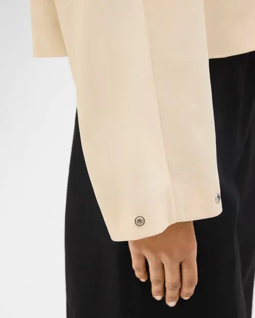 Another Tomorrow Short Balmacaan Jacket