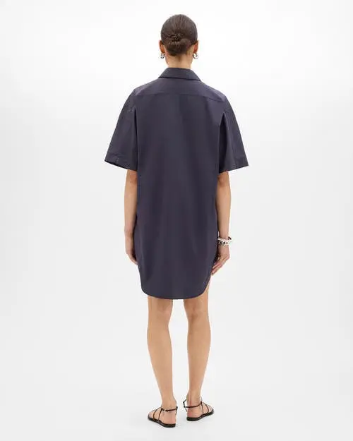 Another Tomorrow Short Shirt Dress