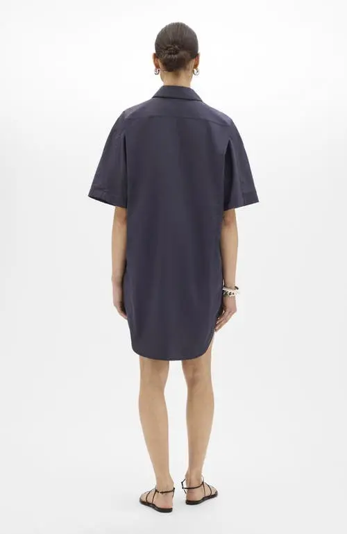 Another Tomorrow Short Shirt Dress