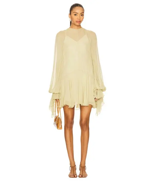 DE LA VALI Terran Mini Dress - Sand