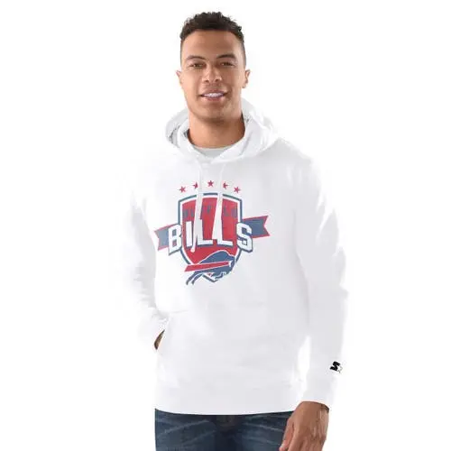 STARTER Buffalo Bills Vintage Pullover Hoodie