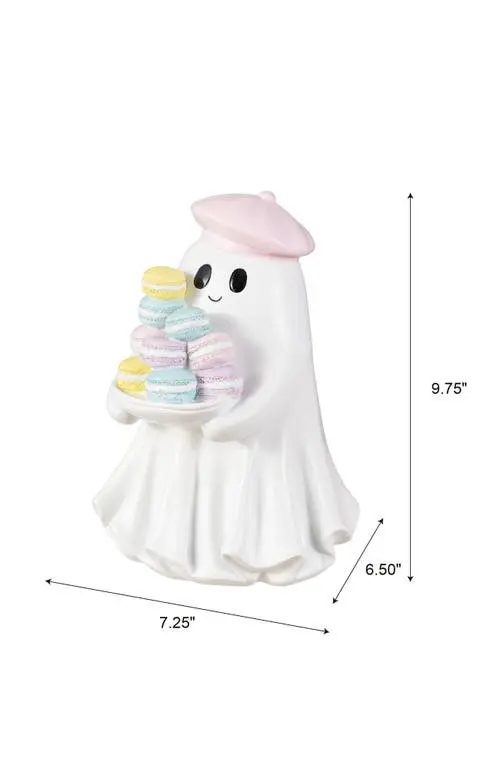 GLITZHOME Halloween Resin Witch Ghost Table Decor