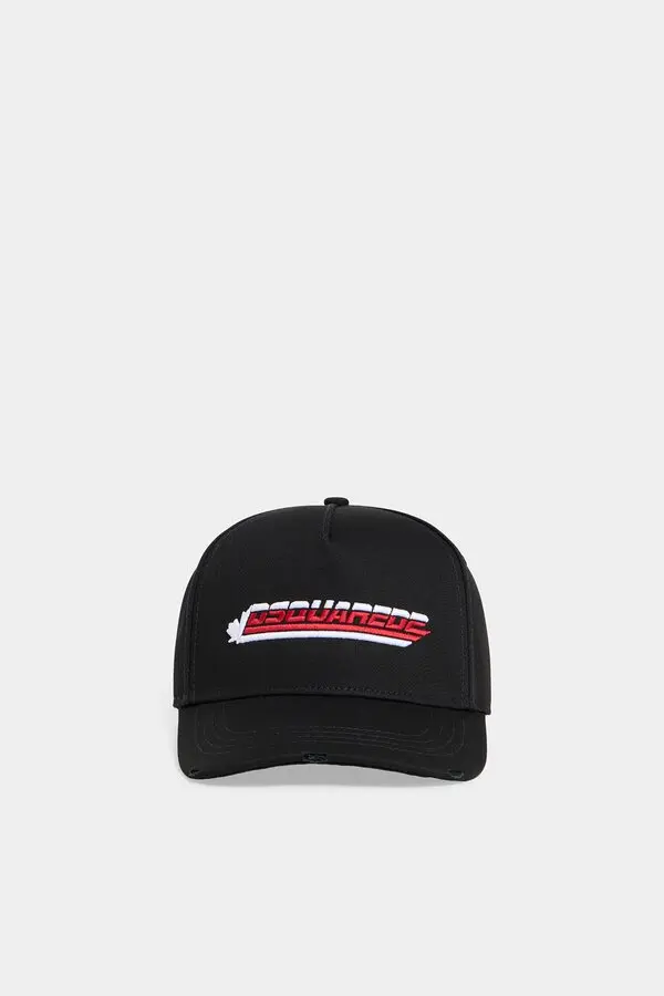 Dsquared2 Embroidered Baseball Cap - Black