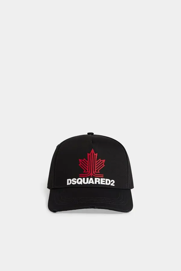 Dsquared2 Maple Leaf Baseball Cap - Black