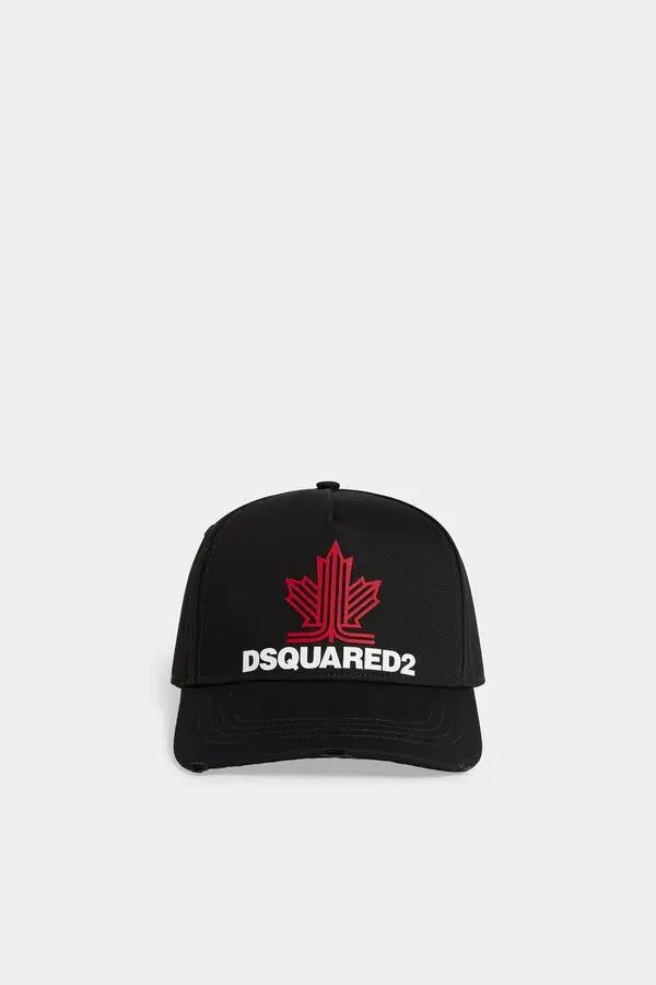 Dsquared2 Maple Leaf Baseball Cap - Black