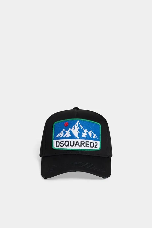 Dsquared2 Gabardine Baseball Cap - Black