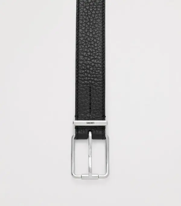 Loewe Leather Logo Buckle Belt