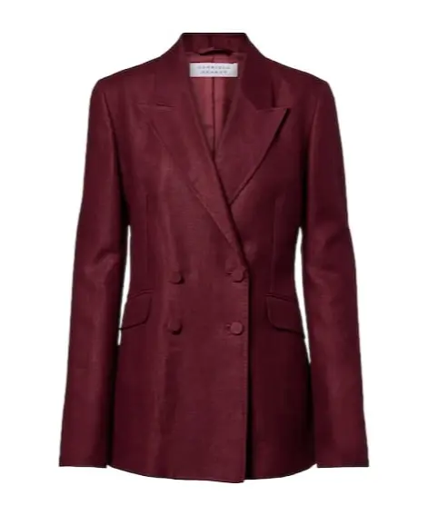 Gabriela Hearst Angela Linen Twill Blazer