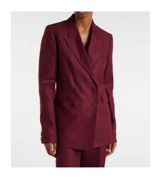 Gabriela Hearst Angela Linen Twill Blazer