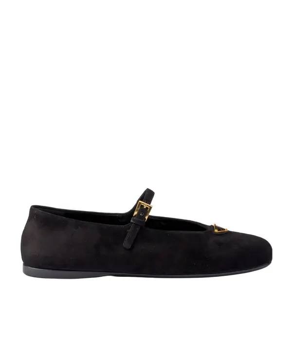 Prada Suede Ballerinas
