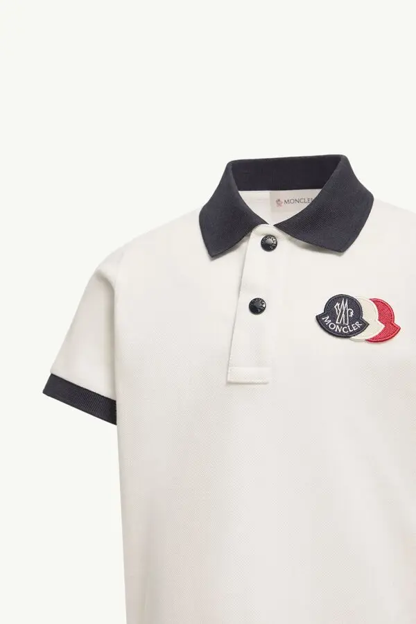 Moncler Cotton Piquet Polo Shirt