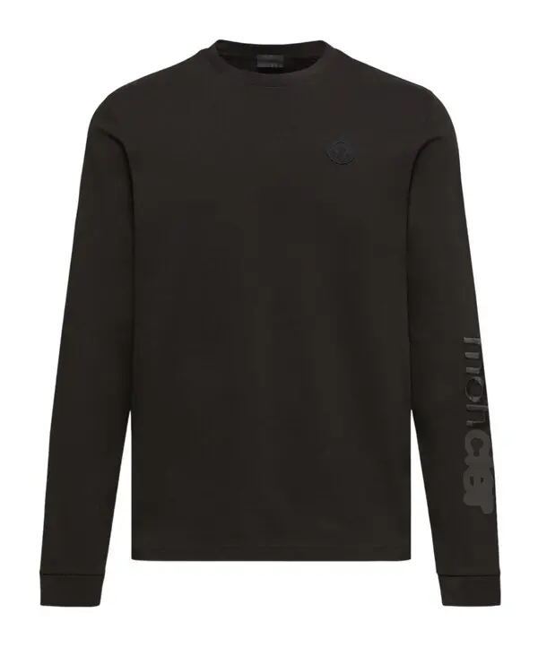 Moncler Cotton Jersey Long Sleeve T-shirt
