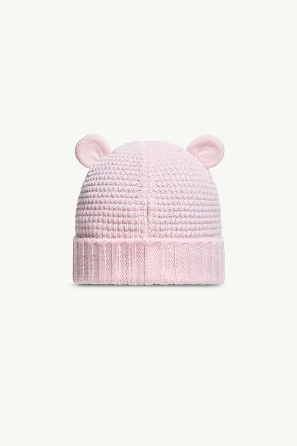 Moncler Wool Beanie With Teddy Bear Ears
