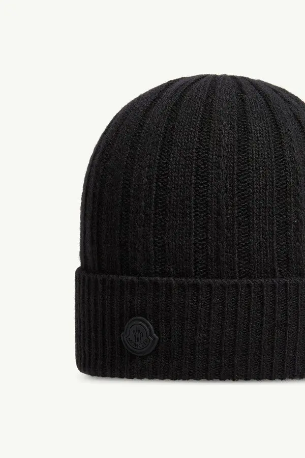 Moncler Rib-knit Wool Beanie