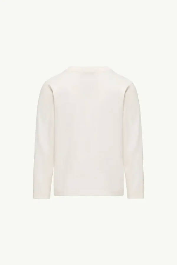Moncler Double Logo Long Sleeve Cotton T-shirt