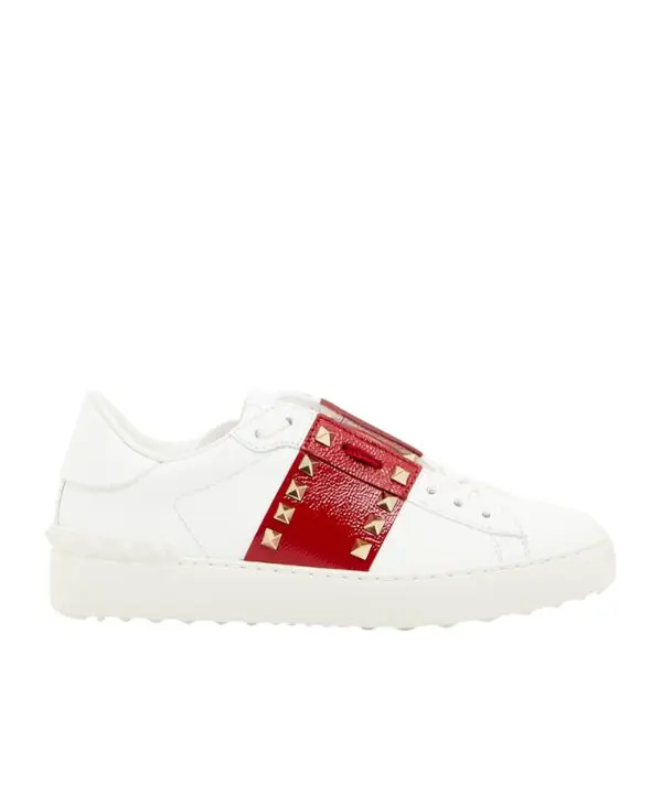 Valentino Garavani Rockstud Lace-up Sneakers - White